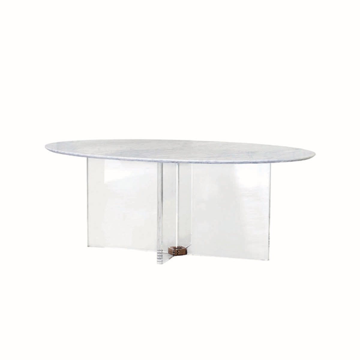 lucite dining table base